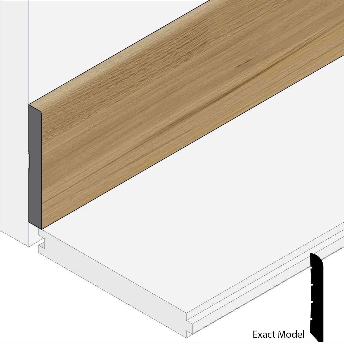 Allure Butterscotch Birch Wall Base Molding – Allure Flooring