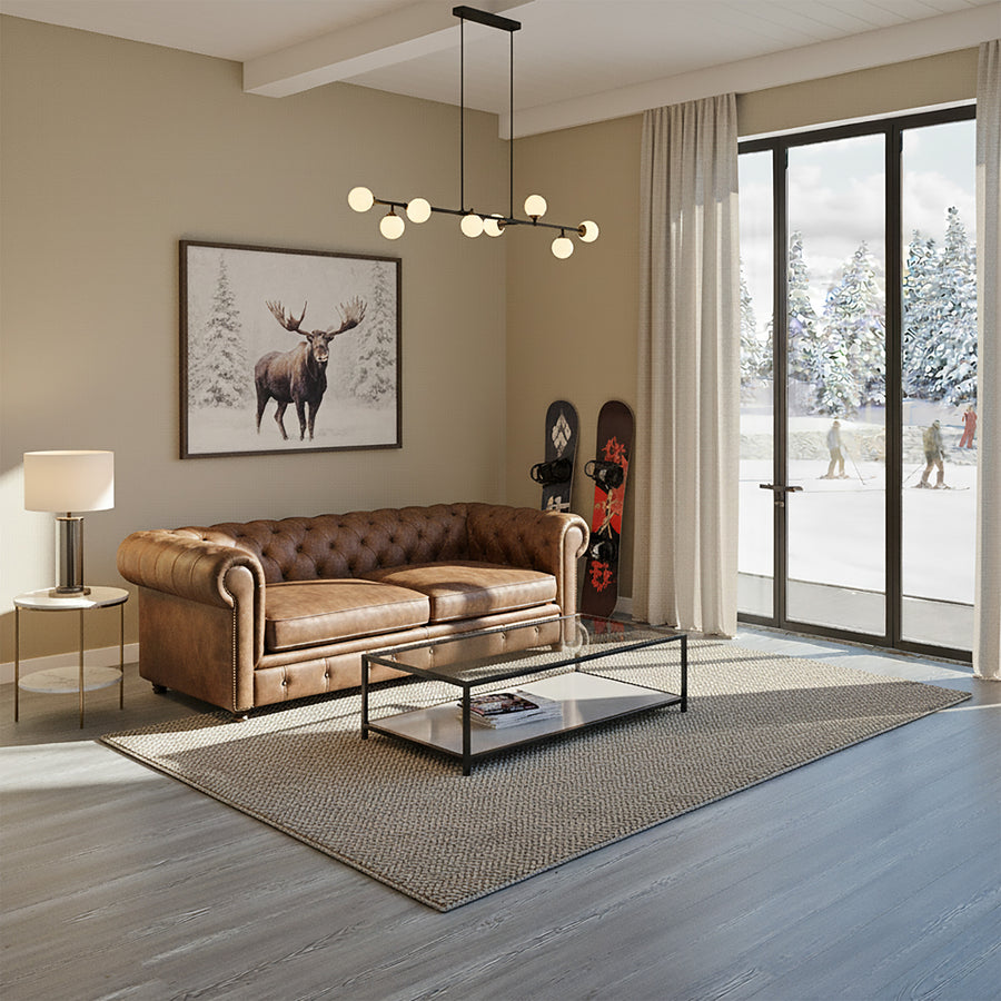 Allure Blueberry Pecan Pine Rigid Core 12 Mil Luxury Vinyl Plank Floor ...