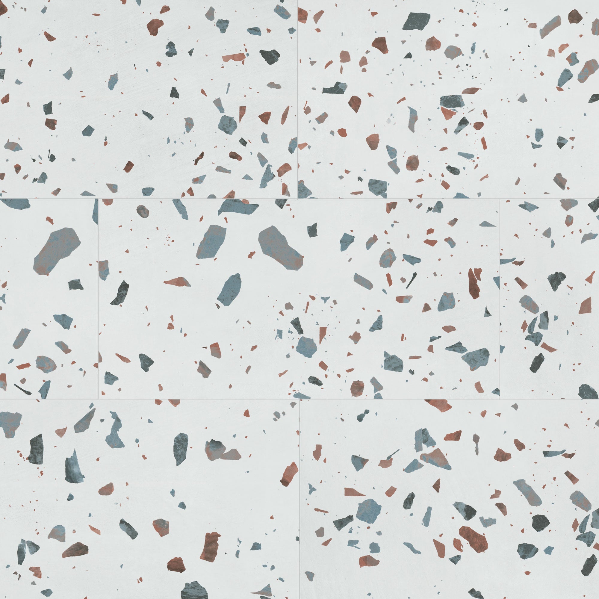 Allure Ultima Earl Grey Terrazzo Look 12mil Rigid Core Vinyl Tile Floo ...
