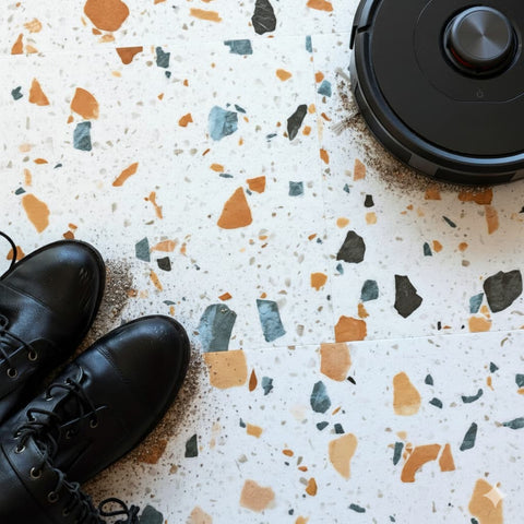 Terrazzo Vinyl Flooring Tiles | Ultima Honeydew by Allure – Allure Flooring